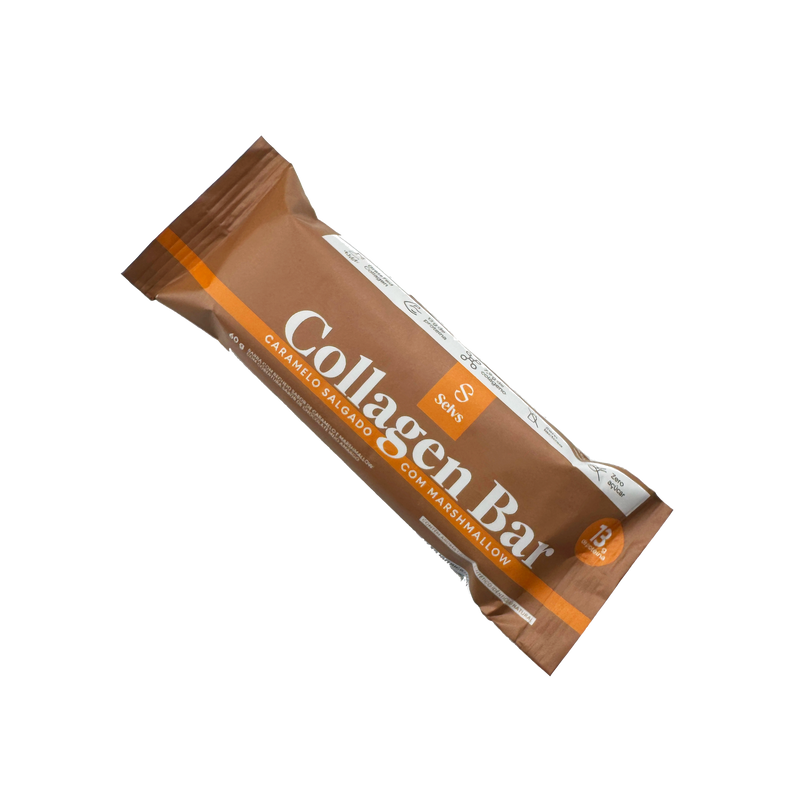 Selvs Collagen Bar Caramelo Salgado | Barrinha de Proteína com Colágeno
